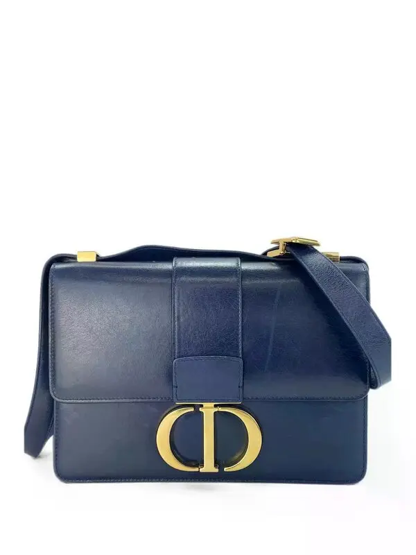Dior 2020s 30 Montaigne Shoulder Bag - Blue