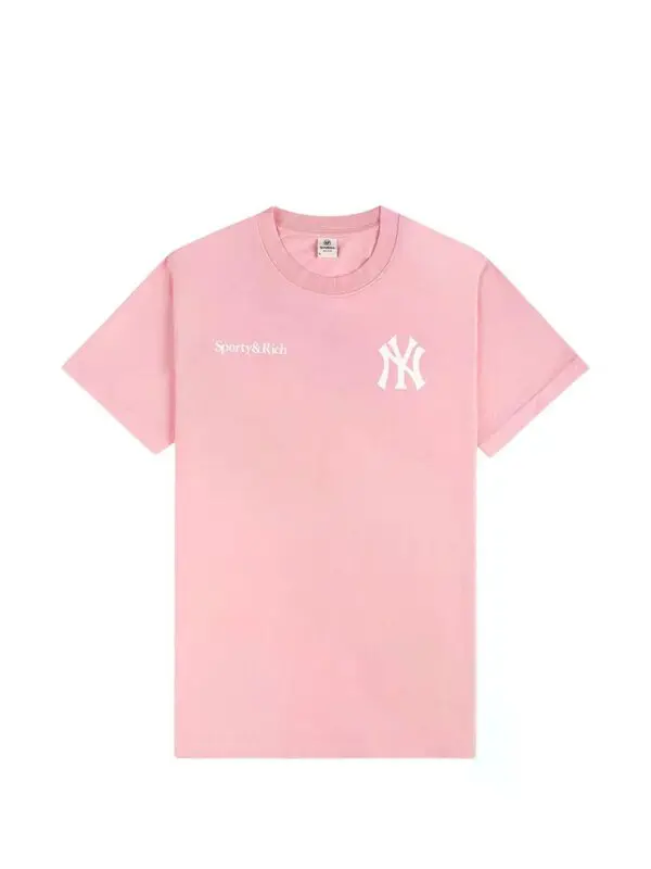 SPORTY & RICH New York Yankees T-shirt - Pink