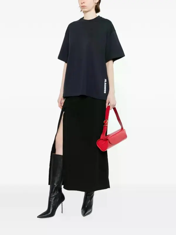 JIL SANDER Logo Print T-shirt - Blue