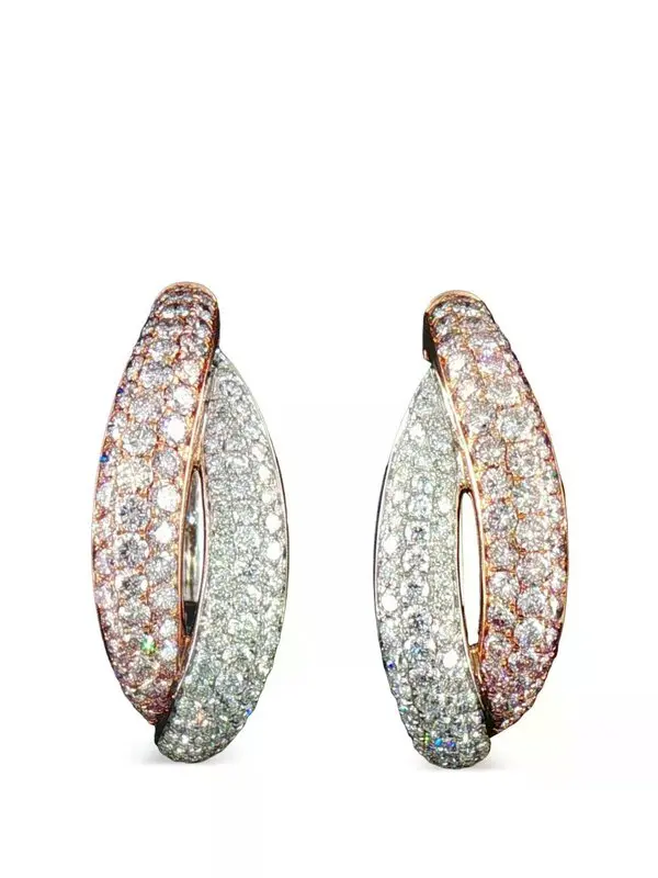 HYT JEWELRY Diamond Hoop Earrings