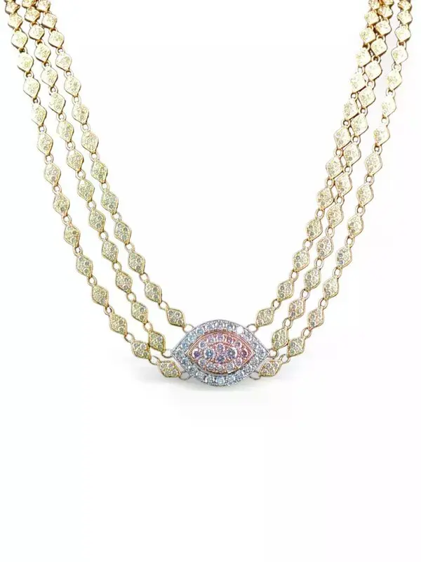 HYT JEWELRY 18k Diamond Multi-strand Necklace - Gold