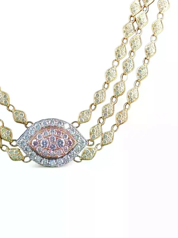 HYT JEWELRY 18k Diamond Multi-strand Necklace - Gold