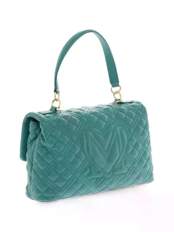 Moschino Quilted Logo-plaque Small Bag