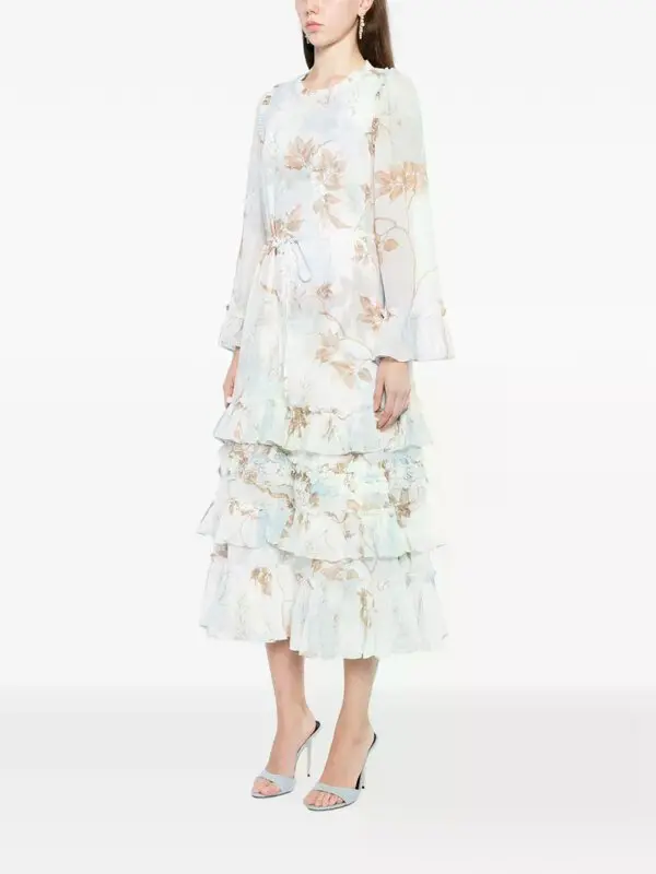 NEEDLE & THREAD Wisteria Dress - White