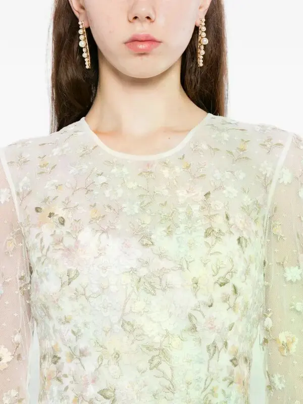 NEEDLE & THREAD Garden Rose Ankle Gown