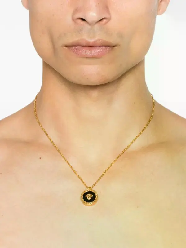 Versace Medusa Greca-detail Necklace