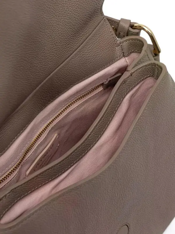 COCCINELLE Mavery Grainy Shoulder Bag - Neutrals