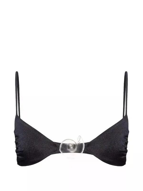 SALT & WAVE Aphrodite Shell-detail Bikini Top
