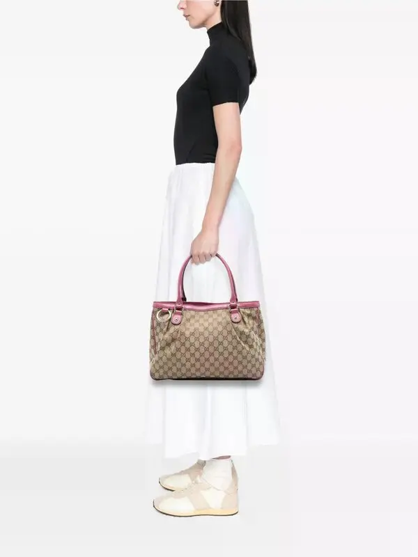 Gucci 2016-2026 Gg Canvas Sukey Tote Bag - Pink