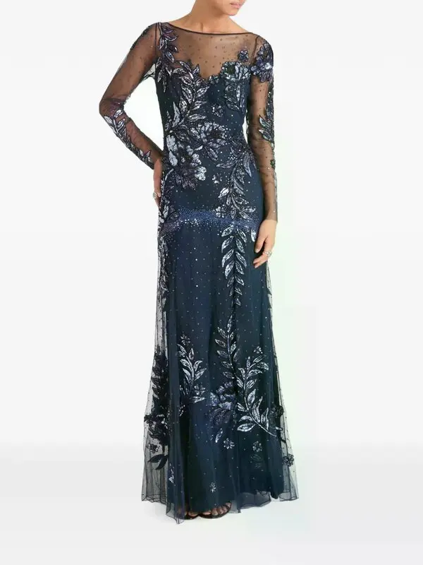 TEMPERLEY LONDON Lavinia Embellished Floral Maxi Dress