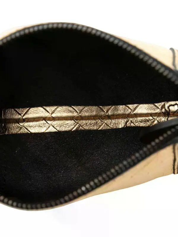 Bottega Veneta Metallic Nappa Intrecciomirage Pouch
