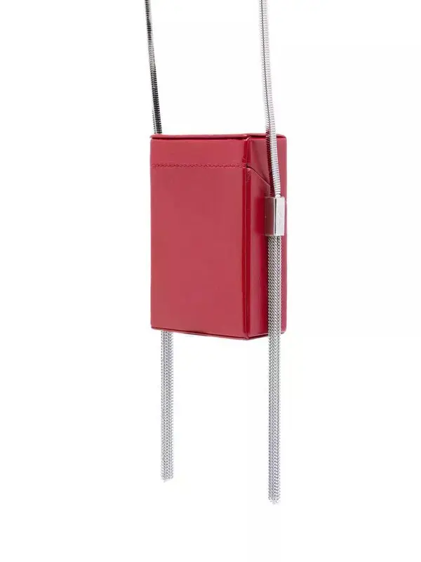 Saint Laurent Lambskin Leather Mini Smoking Box Crossbody Bag