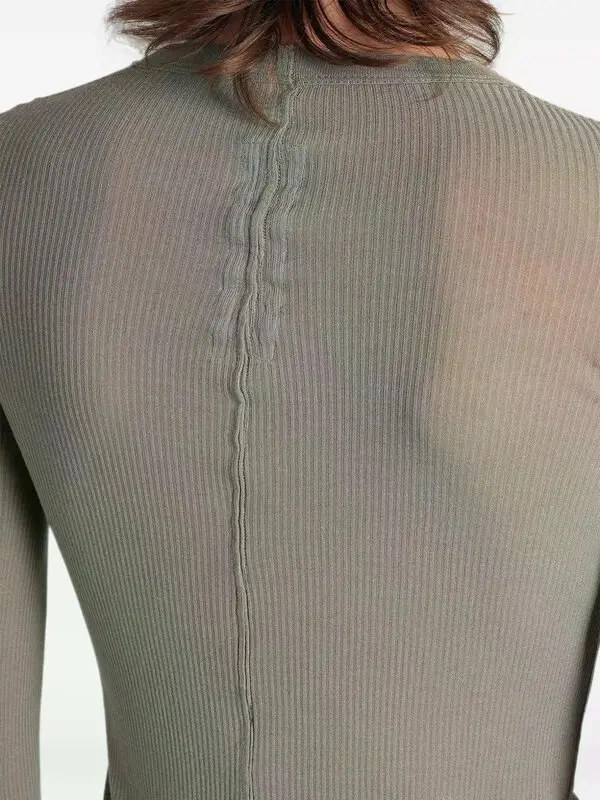 Rick Owens Ribbed Long-sleeve Sweater