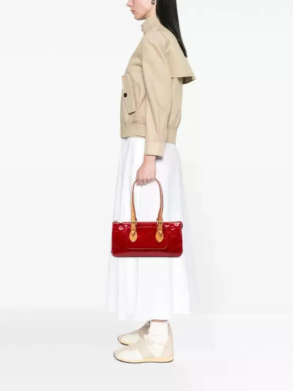 LOUIS VUITTON 2006-2012 Monogram Vernis Rosewood Avenue Shoulder Bag - Red