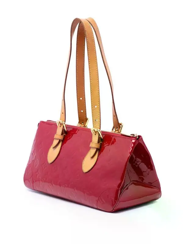LOUIS VUITTON Monogram Vernis Rosewood Avenue Shoulder Bag - Red