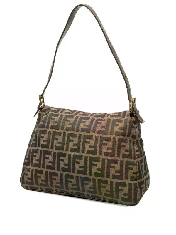 Fendi 20th Century Zucca Canvas Mamma Forever Shoulder Bag