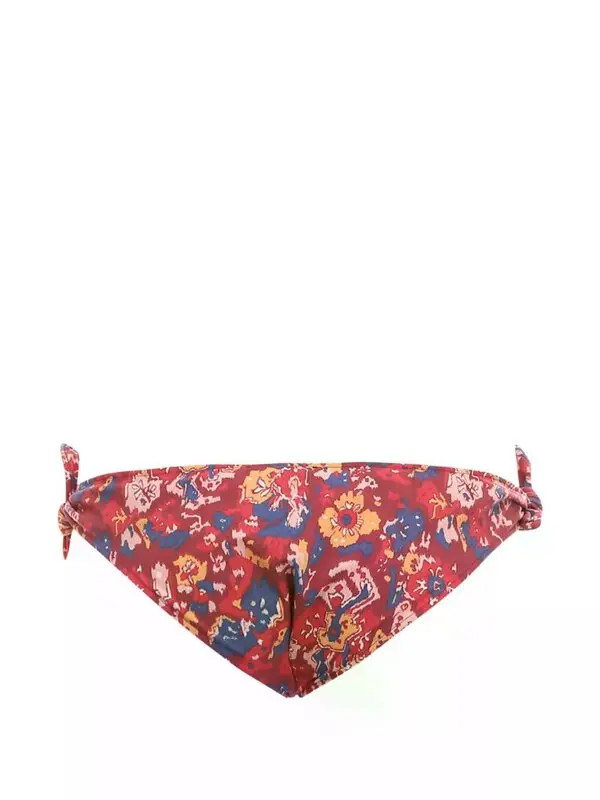 Isabel Marant Étoile Floral-motif Side-tie Bikini Bottoms