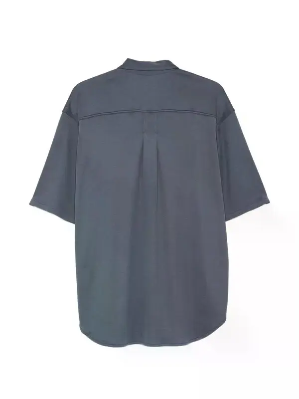 Giorgio Armani Chest-pocket Short-sleeve Shirt - Blue