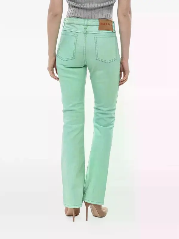 Marni Coated Bootcut Jeans