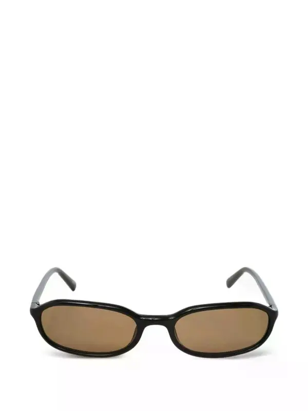 Chimi Edith Oval Frame Sunglasses - Brown