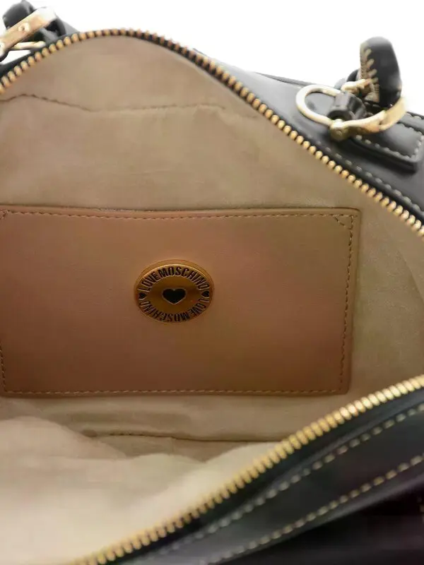 Moschino Contrast Stitch Top-handle Tote Bag