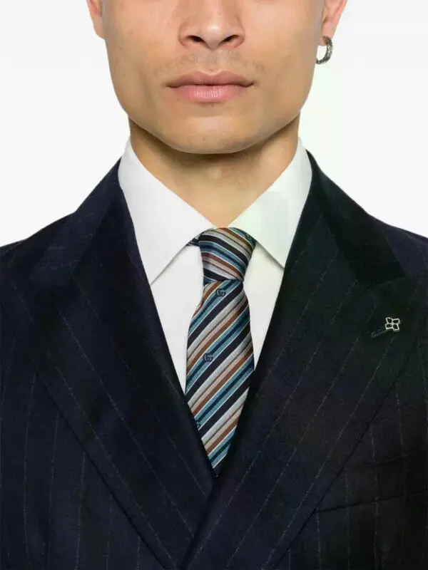 Tagliatore Pinstripe-pattern Double-breasted Suit