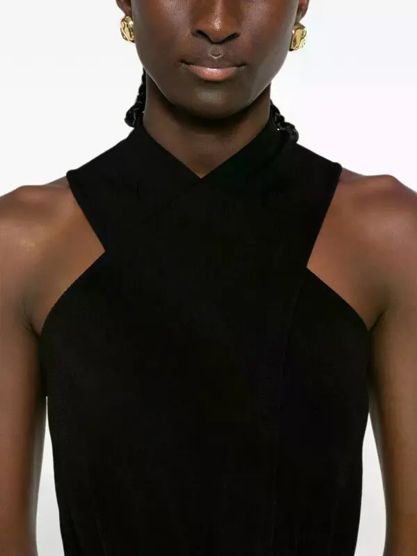 Simkhai Crossover Halterneck Bodysuit