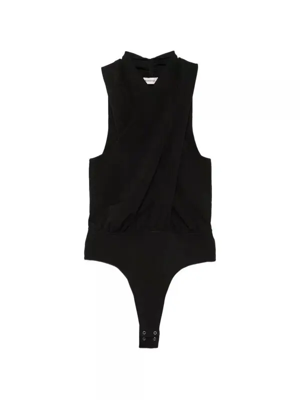 Simkhai Crossover Halterneck Bodysuit - Black