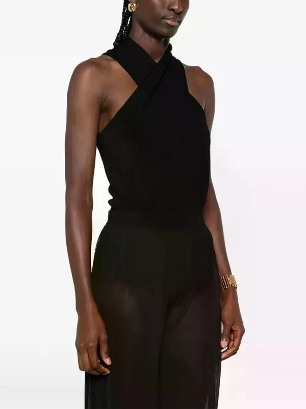 Simkhai Crossover Halterneck Bodysuit