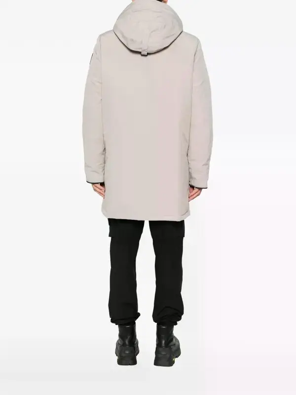 Canada Goose Hooded Logo-patch Coat