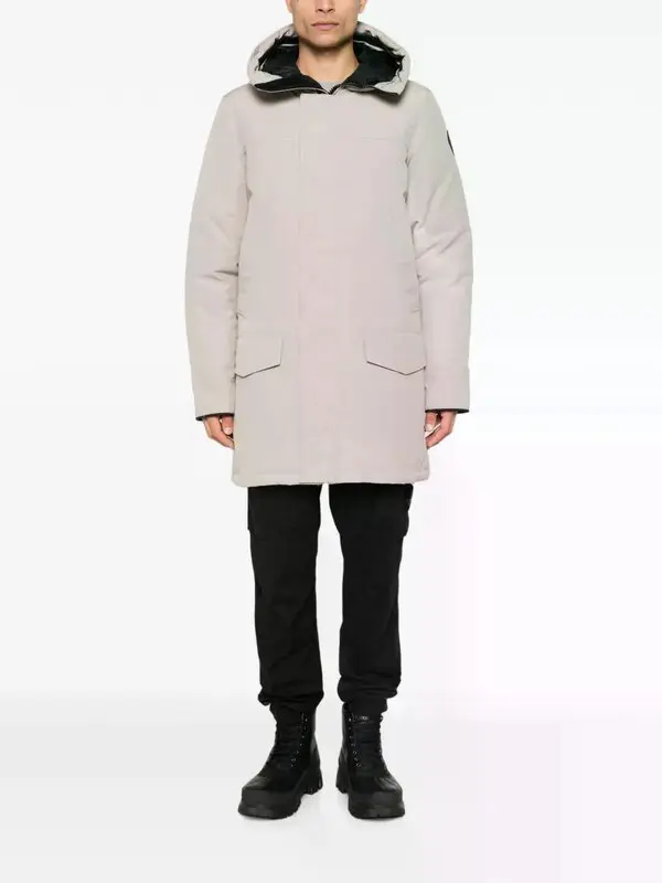 Canada Goose Hooded Logo-patch Coat