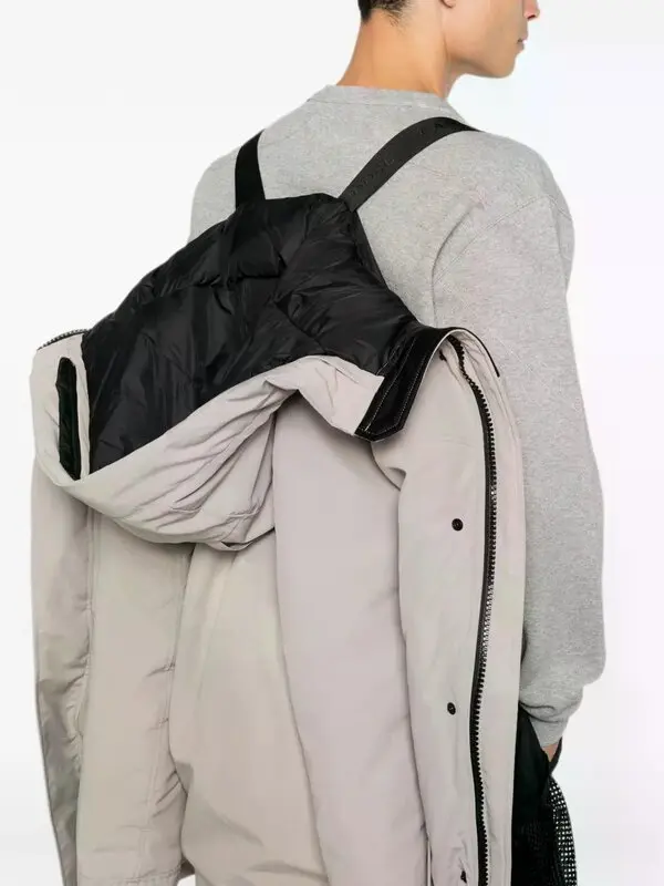 Canada Goose Hooded Logo-patch Coat