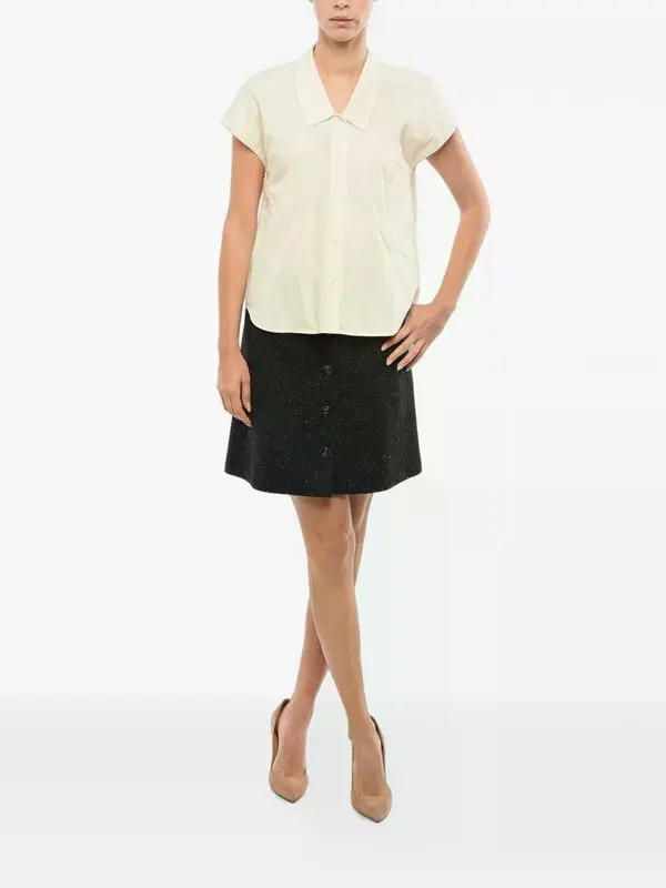 SAMSOE SAMSOE Sleeveless Italian Collar Shirt
