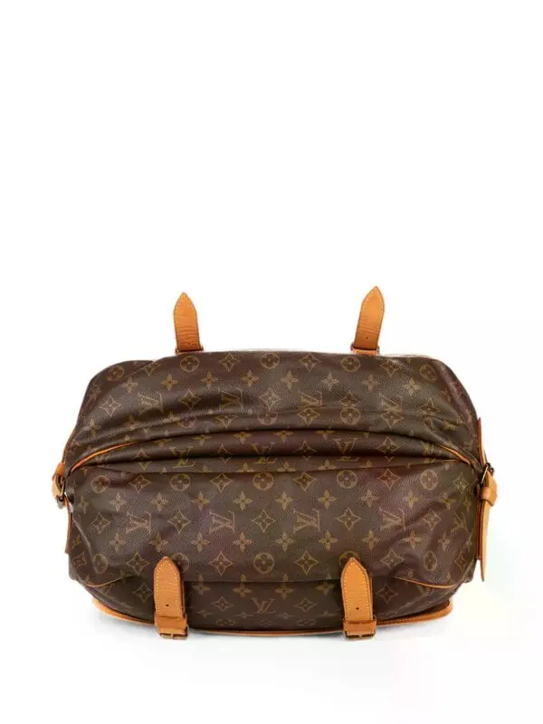 LOUIS VUITTON 1991 Saumur Monogram Canvas Shoulder Bag - Brown
