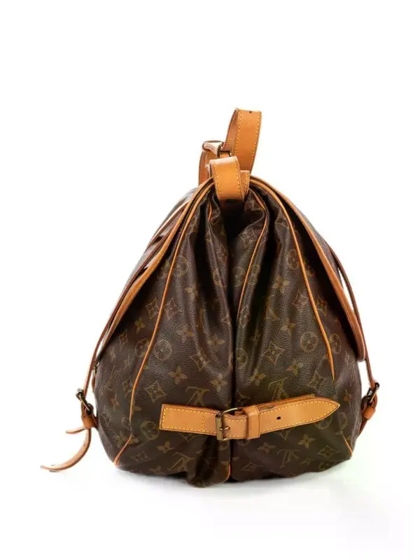 LOUIS VUITTON 1991 Saumur Monogram Canvas Shoulder Bag