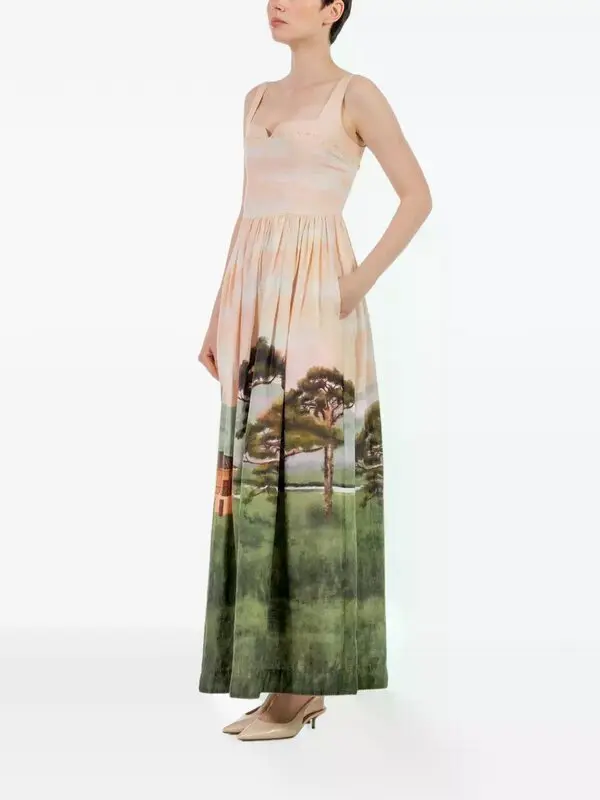 Agua Bendita Sleeveless Maxi Dress