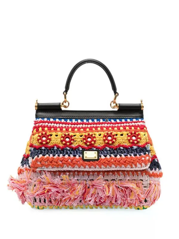 Dolce & Gabbana Sicily Carretto Bag - Red