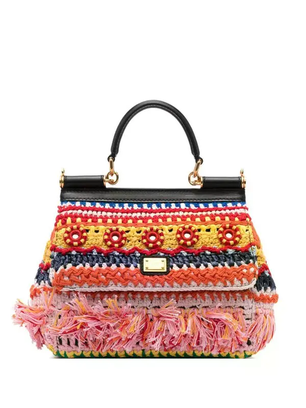 Dolce & Gabbana Sicily Carretto Bag - Red