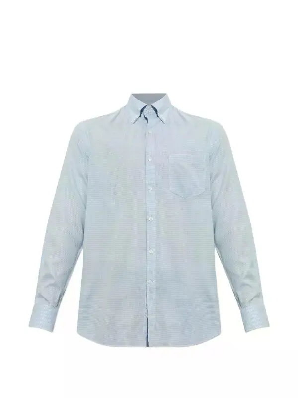 Paul & Shark Micro-checked Button-down Shirt