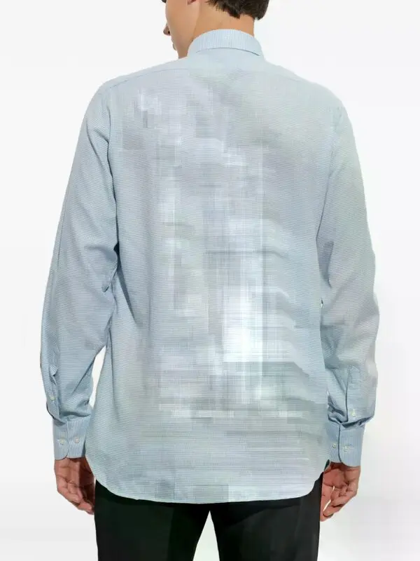Paul & Shark Micro-checked Button-down Shirt