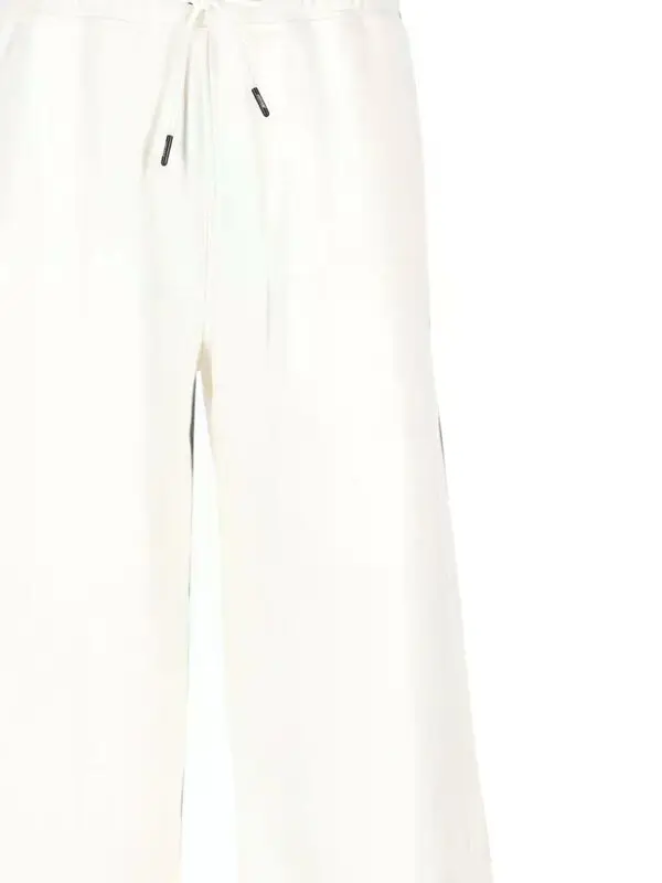 K-WAY Drawstring Wide-leg Track Pants - Neutrals