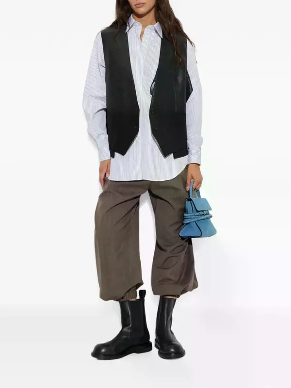 Moschino Pleated Wool Trousers