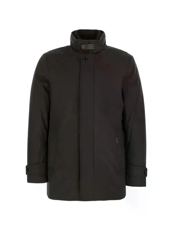 MOORER High-neck Jacket - Brown