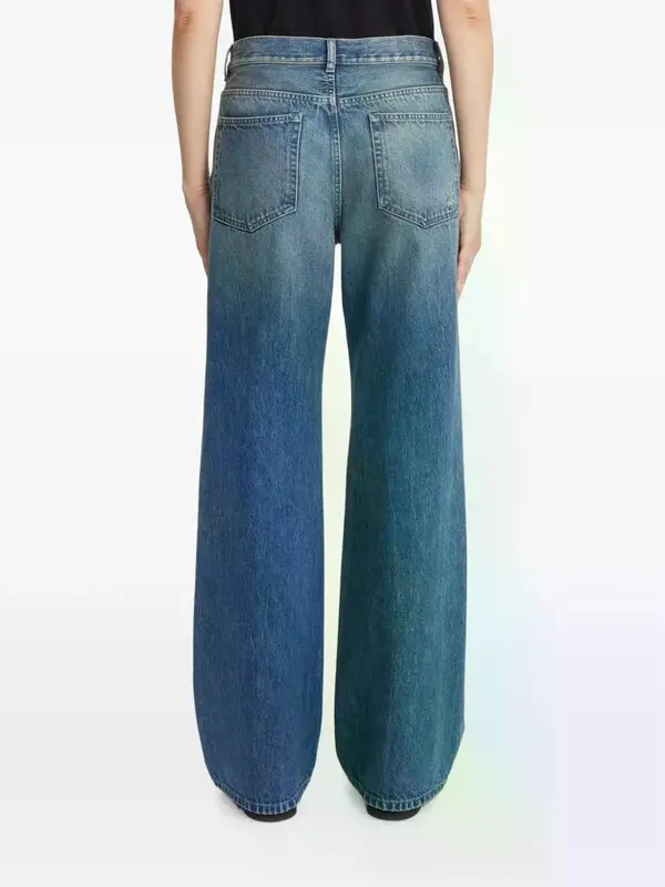 ANN DEMEULEMEESTER Stonewashed Wide-leg Jeans