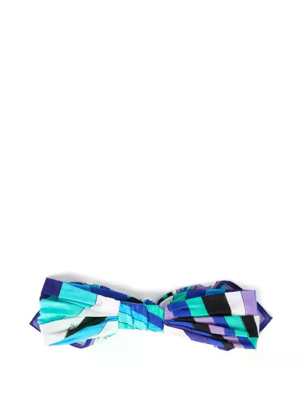 Emilio Pucci Cotton Headband With Bow