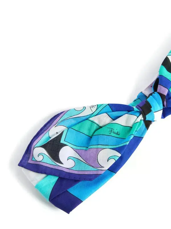 Emilio Pucci Cotton Headband With Bow