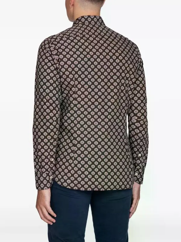 TINTORIA MATTEI 954 Geometric-print Shirt