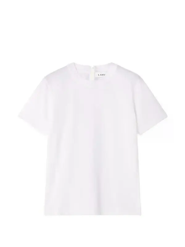 LANVIN Grosgrain Bow Detail T-shirt - White