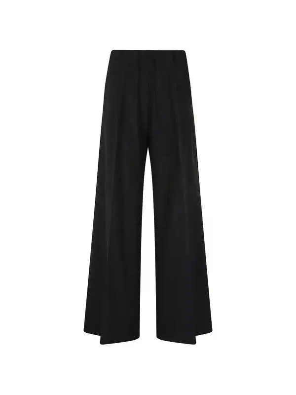 SEMICOUTURE Jhonny Elasticated-waistband Pleated Trousers - Black