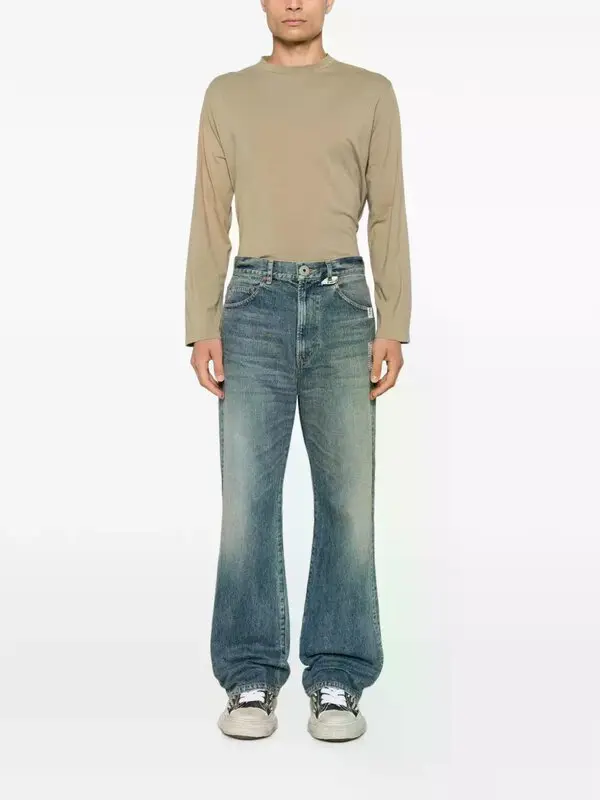 Mihara Yasuhiro Flare Tapered Jeans